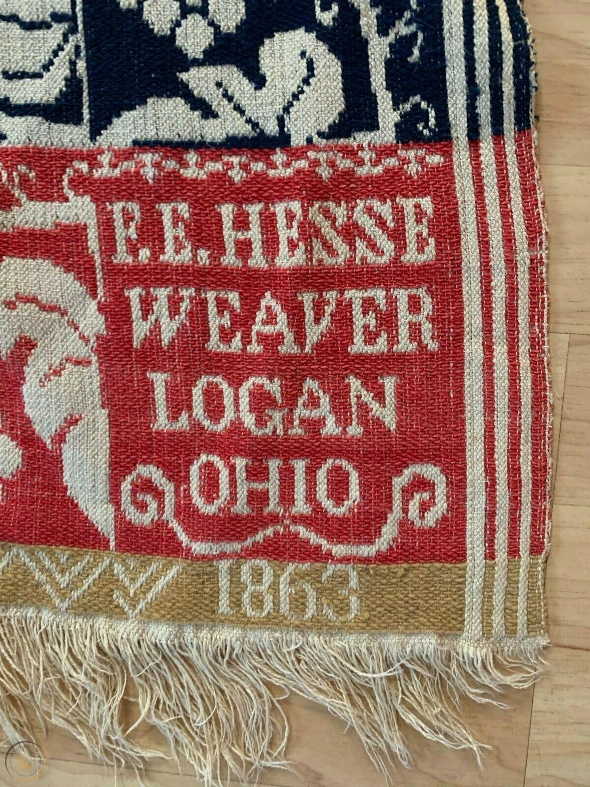 American Woven Coverlets - WorthPoint American Woven Coverlets - WorthPoint